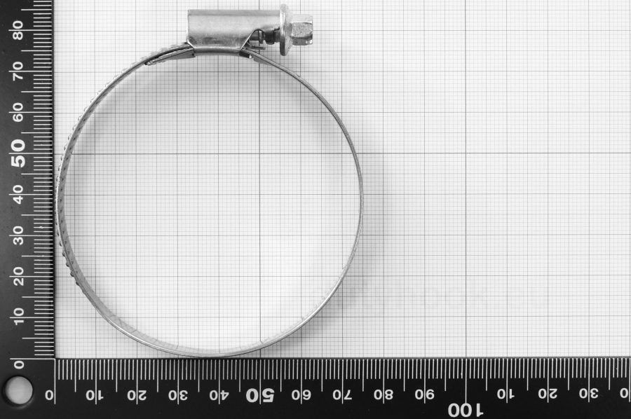 50-70 Hose Clamp, stainless steel AISI 316 marine grade