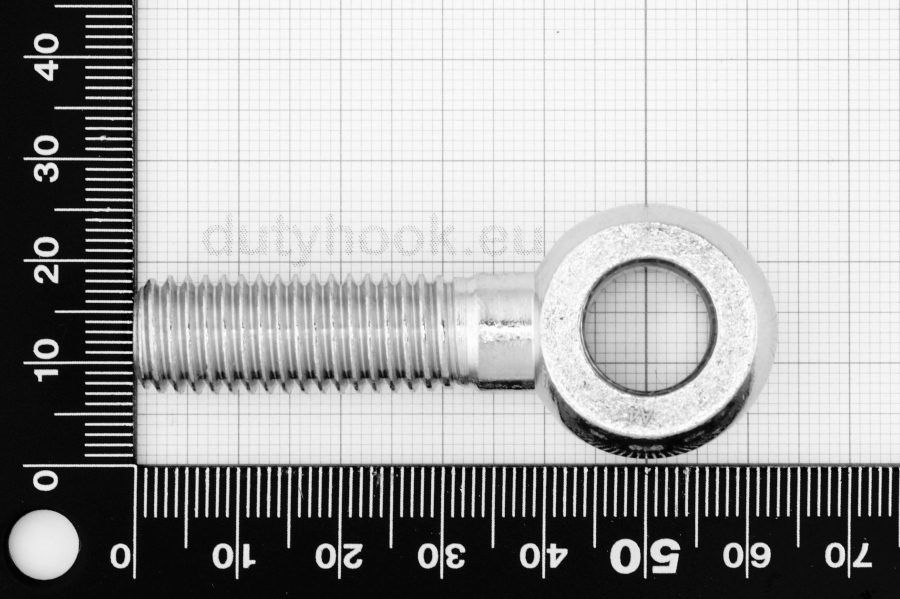 M12x50 Eye Bolt DIN 444, stainless steel AISI 316 marine grade