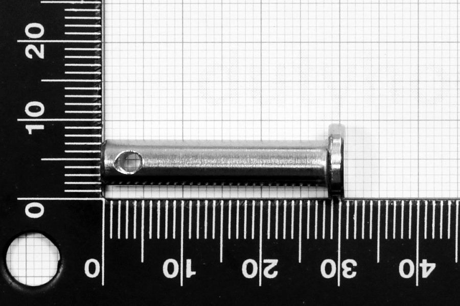 6x23 Clevis Pin, stainless steel AISI 316 marine grade