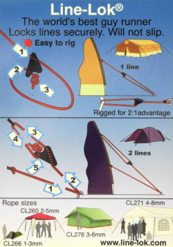 3-6 Line-Lok Clamcleat CL276, black nylon