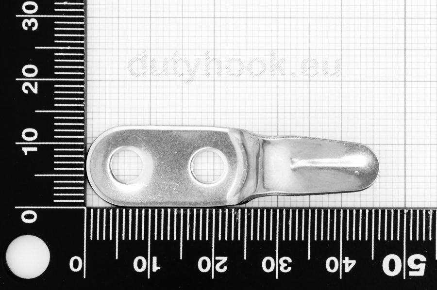 Lacing Hook, 5 mm, stainless steel AISI 316 marine grade