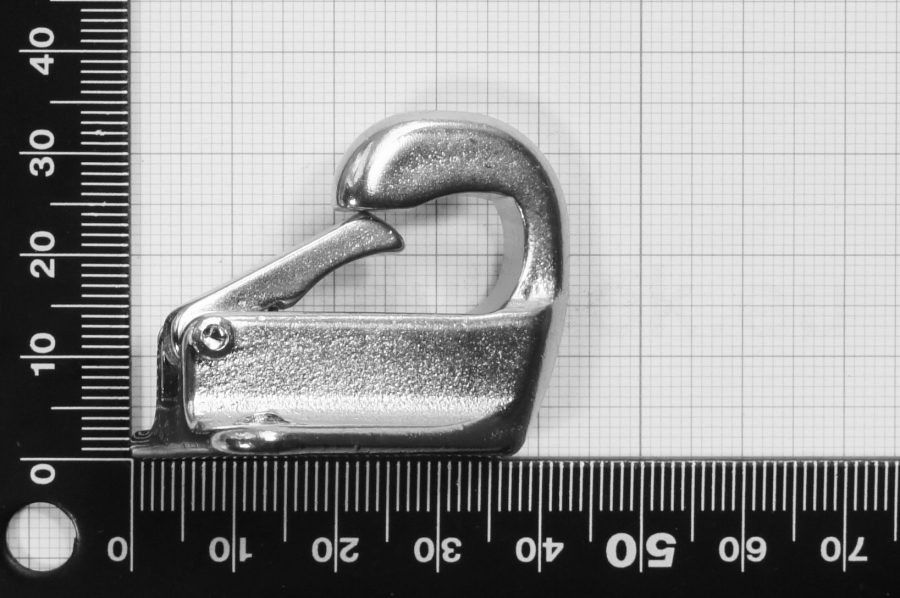 10x42 Fender Hook, stainless steel AISI 316 marine grade