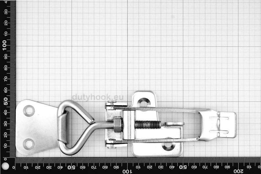 165-185 Tensor Latch, adjustable, lockable, stainless steel AISI 304