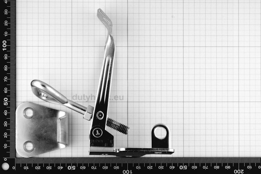 165-185 Tensor Latch, adjustable, lockable, stainless steel AISI 304