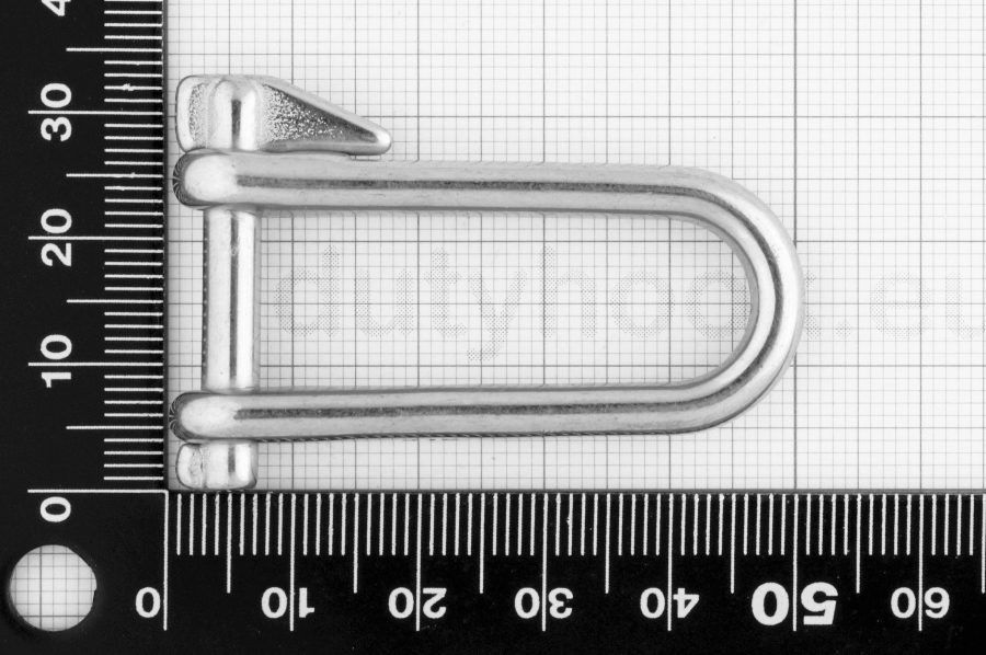 5x50 Key Pin Shackle, stainless steel AISI 316 marine grade