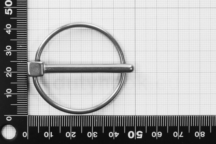 4.4 Pin with Snap Ring, stainless steel AISI 316 marine grade